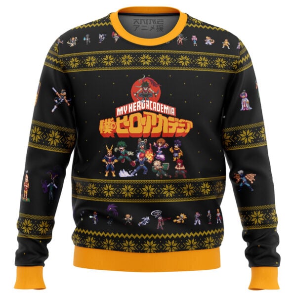 My Hero Academia Boku No Sprites Ugly Christmas Sweater | Anime Ape