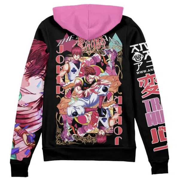 Hisoka V2 Hunter x Hunter Streetwear Zip Hoodie Jacket | Anime Ape