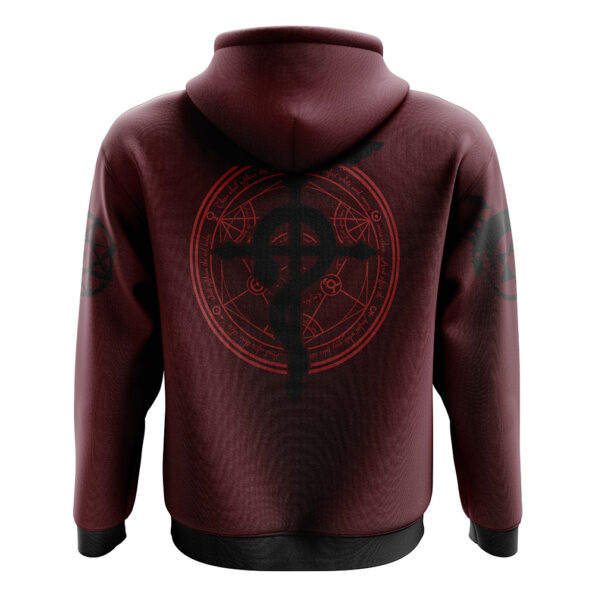 Edward Fullmetal Alchemist Zip Hoodie Jacket | Anime Ape