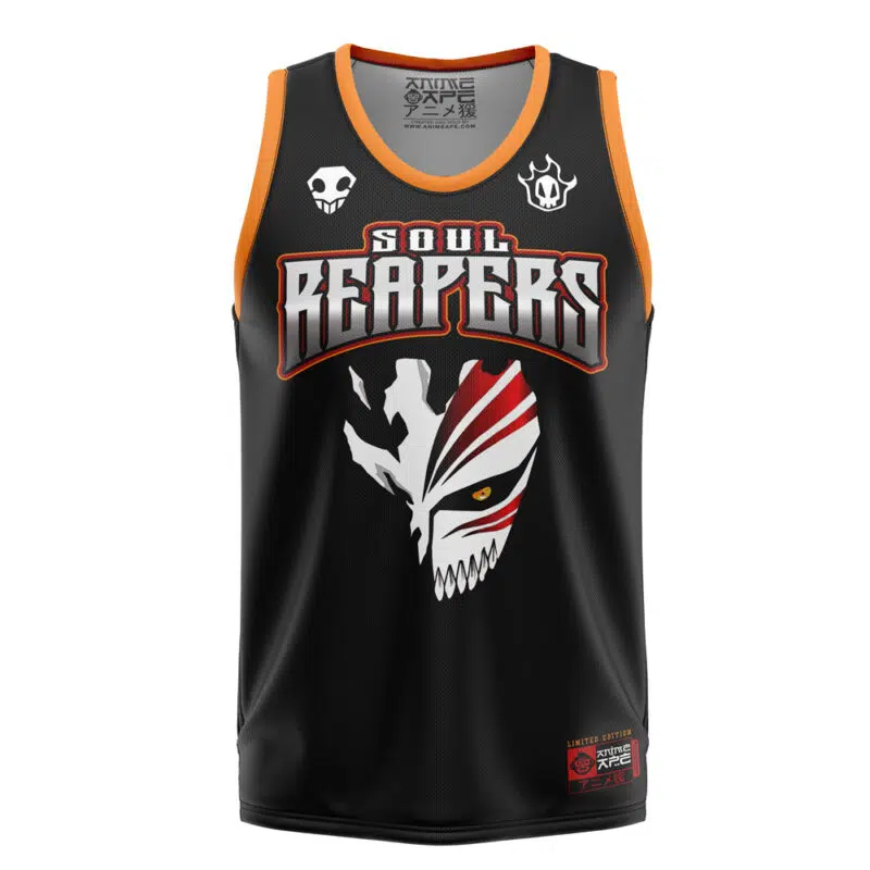 Soul Reaper Ichigo Bleach Basketball Jersey Anime Ape