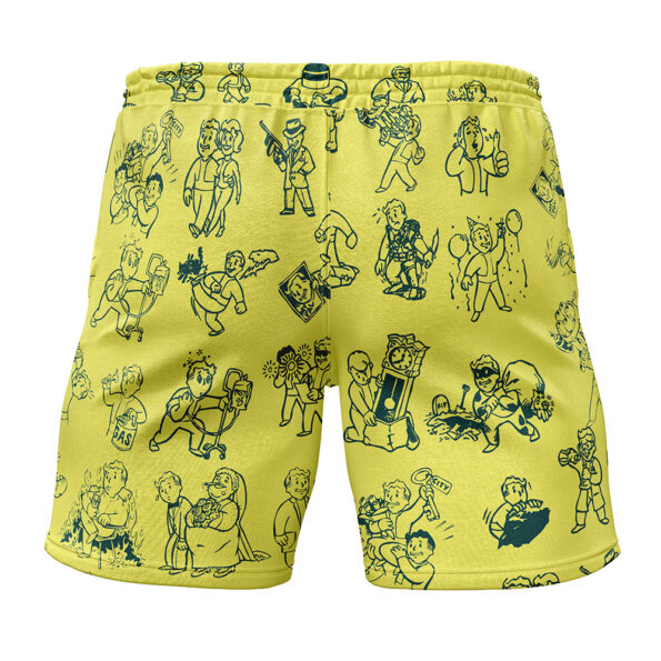 Vault Boy Fallout Gym Shorts | Anime Ape