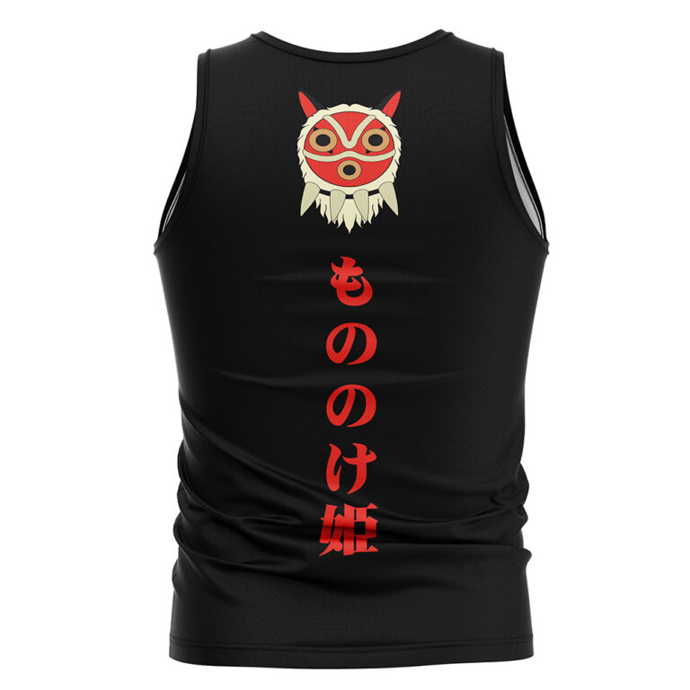 Princess Mononoke Black Studio Ghibli Tank Top | Anime Ape