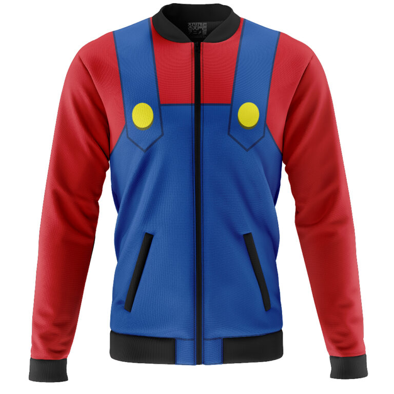 Super Mario Super Mario Bros Casual Bomber Jacket | Anime Ape
