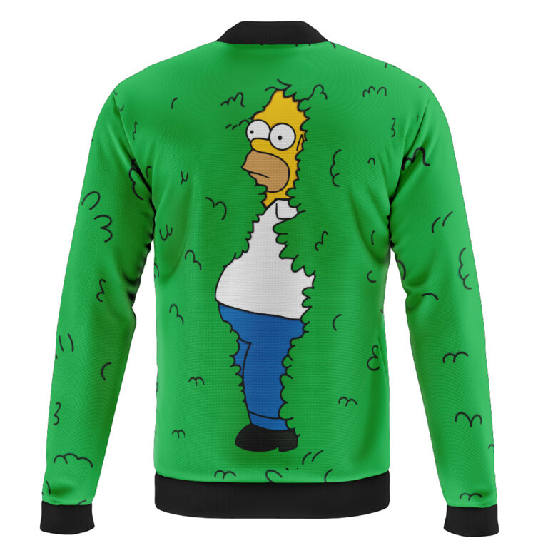 Homer Bush Meme The Simpsons Casual Bomber Jacket | Anime Ape