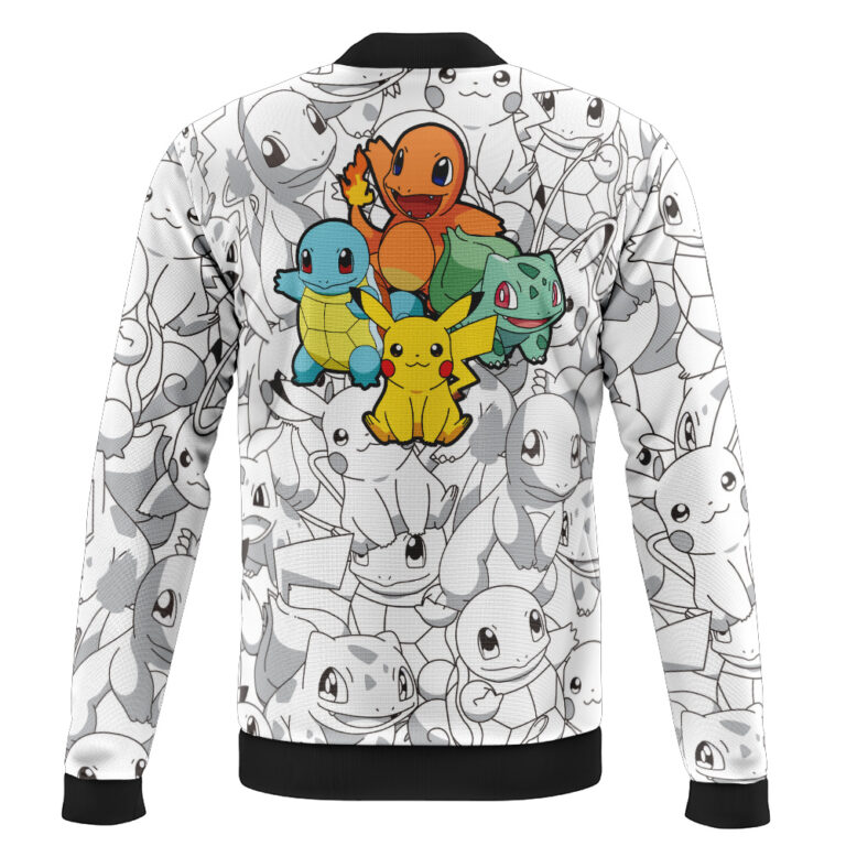 Original Starters Pokemon Casual Bomber Jacket | Anime Ape