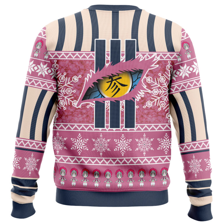 Akaza V2 Demon Slayer Ugly Christmas Sweater | Anime Ape