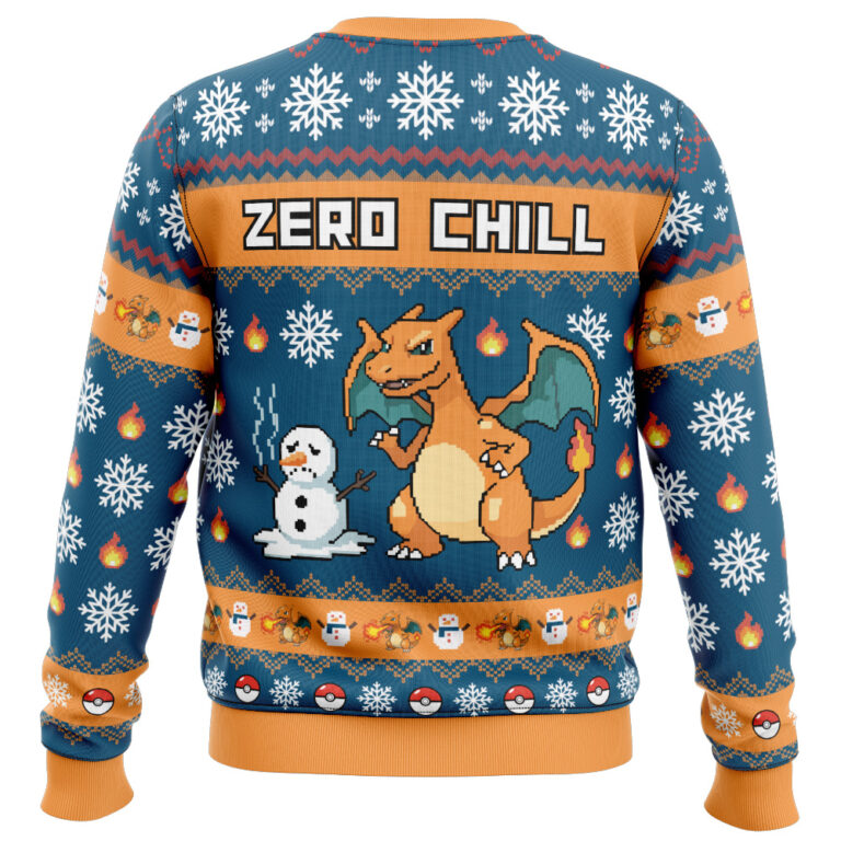 Charizard Zero Chill Pokemon Ugly Christmas Sweater | Anime Ape