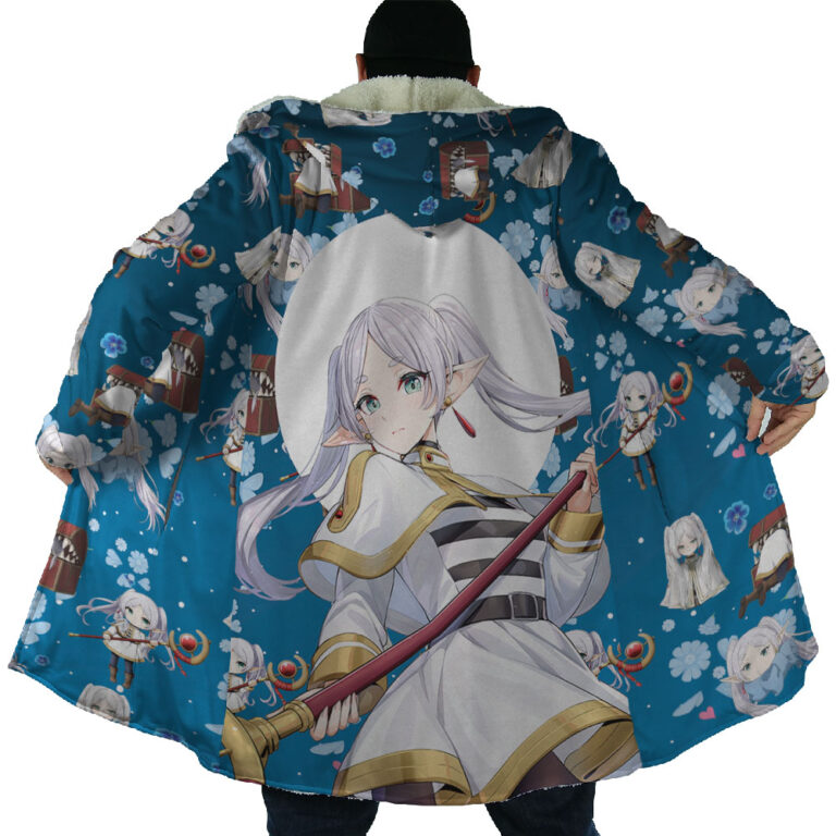 Frieren Pattern Frieren Beyond Journey's End Dream Cloak Coat | Anime Ape