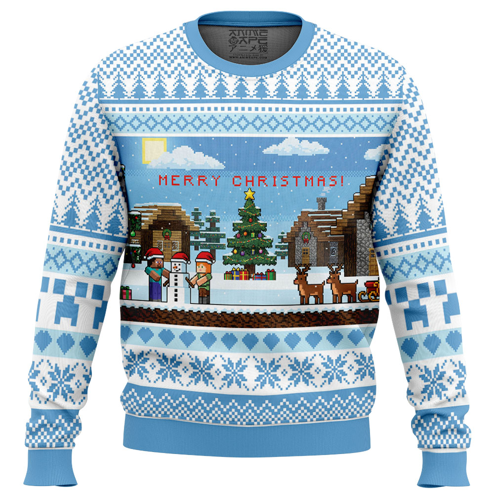 Minecraft Ugly Christmas Sweater | Anime Ape