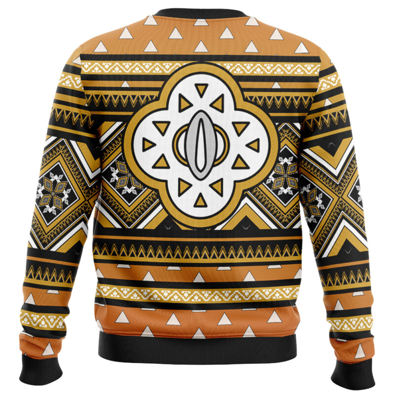 Zenitsu Agatsuma Demon Slayer Ugly Christmas Sweater | Anime Ape