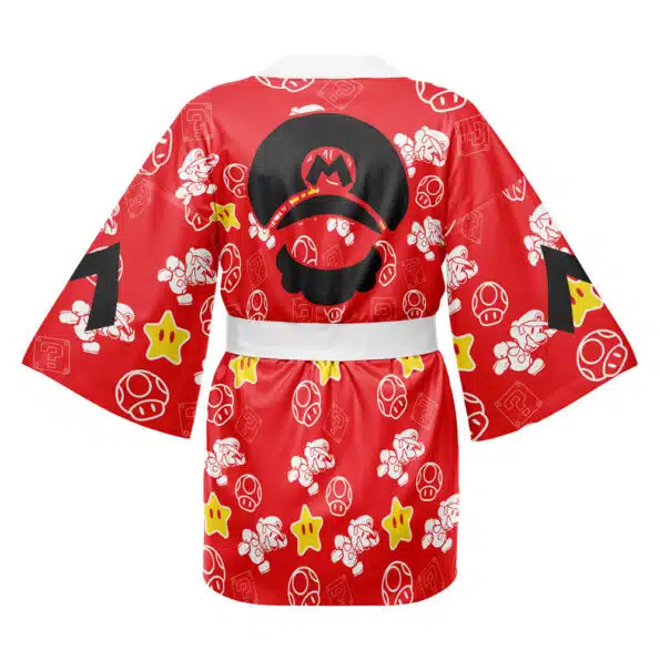 Mario Sprites Super Mario Bros Happi Coat Haori Kimono | Anime Ape