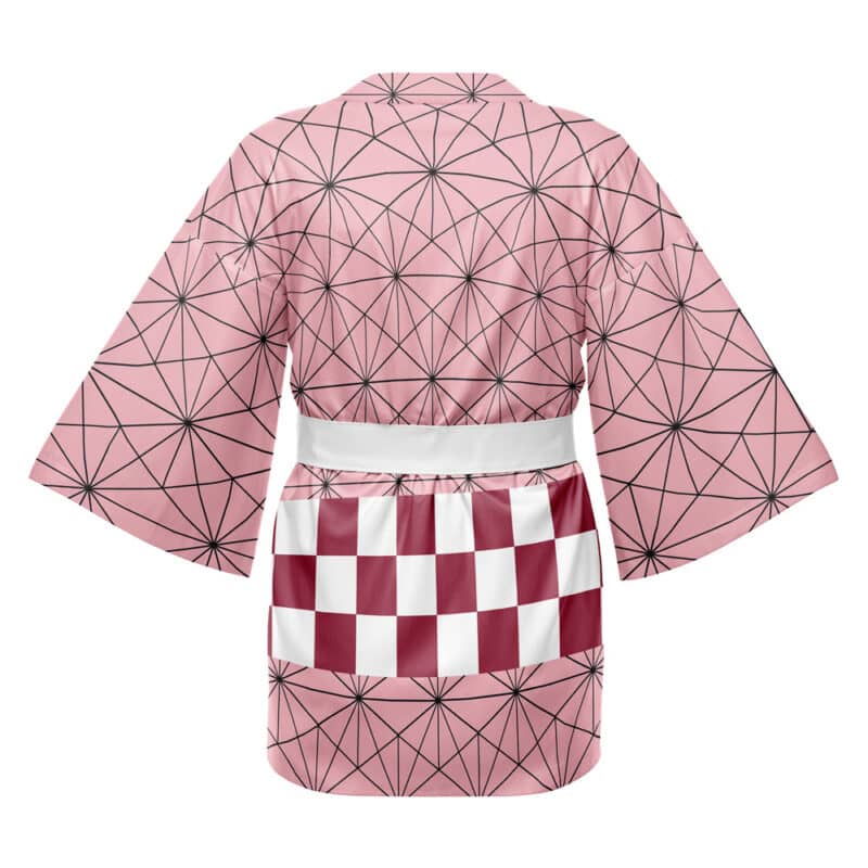 Nezuko Kamado Demon Slayer Happi Coat Haori Kimono | Anime Ape