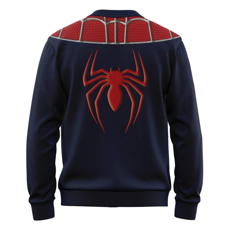 Spiderman Marvel Knitted Cardigan Sweater | Anime Ape