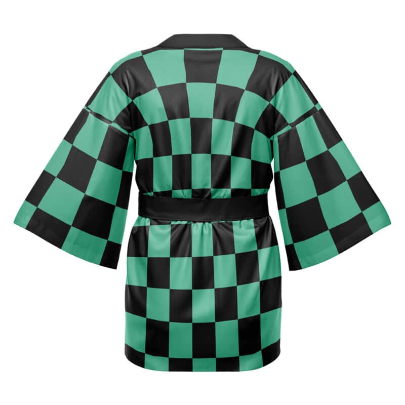 Tanjiro Kamado Demon Slayer Happi Coat Haori Kimono | Anime Ape
