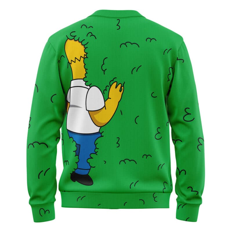 Homer Bush Meme The Simpson Knitted Cardigan Sweater | Anime Ape