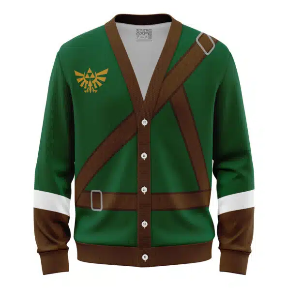 Zelda Shield The Legend of Zelda Knitted Cardigan Sweater | Anime Ape