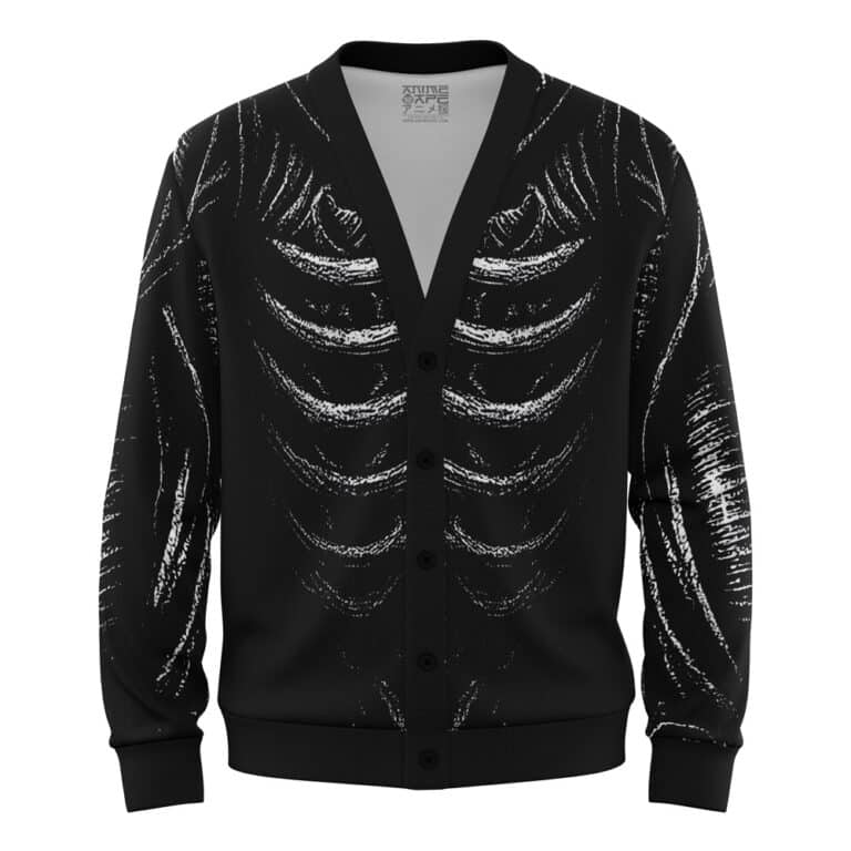 Xenomorph Knitted Cardigan Sweater merch, clothing & apparel | Anime Ape