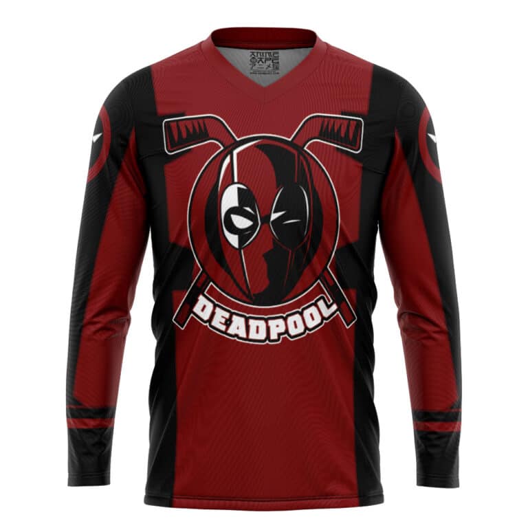 Deadpool V2 Marvel Hockey Jersey | Anime Ape