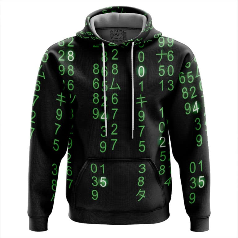 Matrix Code Hoodie Merch, Clothing & Apparel | Anime Ape