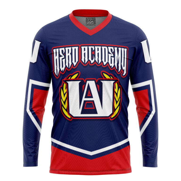 UA Training Uniform My Hero Academia Hockey Jersey | Anime Ape