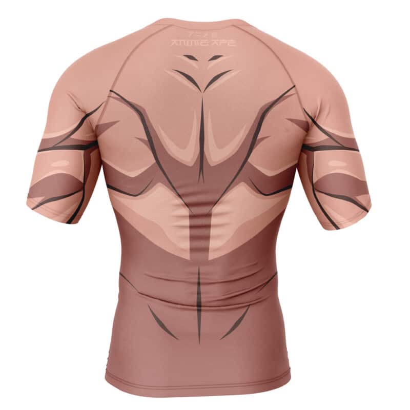 Buff Anime Body Pop Culture Short Sleeve Rash Guard Compression Shirt ...