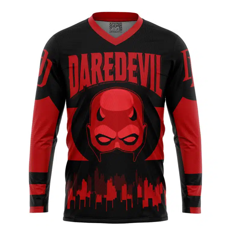 Daredevil Marvel Hockey Jersey | Anime Ape