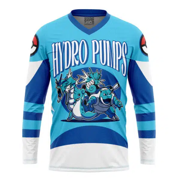 Water Type Pokemon Hockey Jersey Merch, Clothing & Apparel | Anime Ape